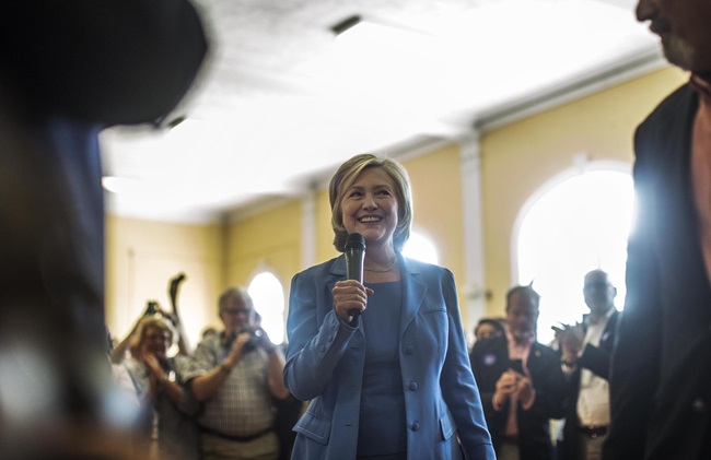 Clinton burns through millions as she assembles a political battleship