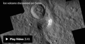 [Video] Dwarf planet Ceres may hold a towering ice volcano
